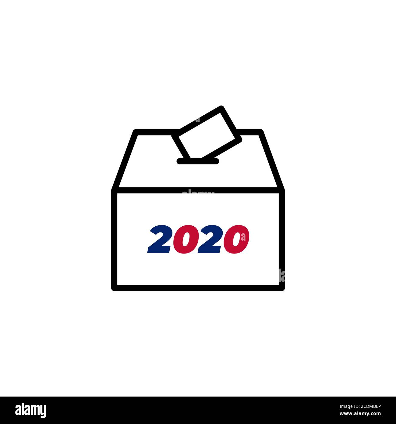 Vote box icon vector. Symbol for your web site design, logo, app, UI ...