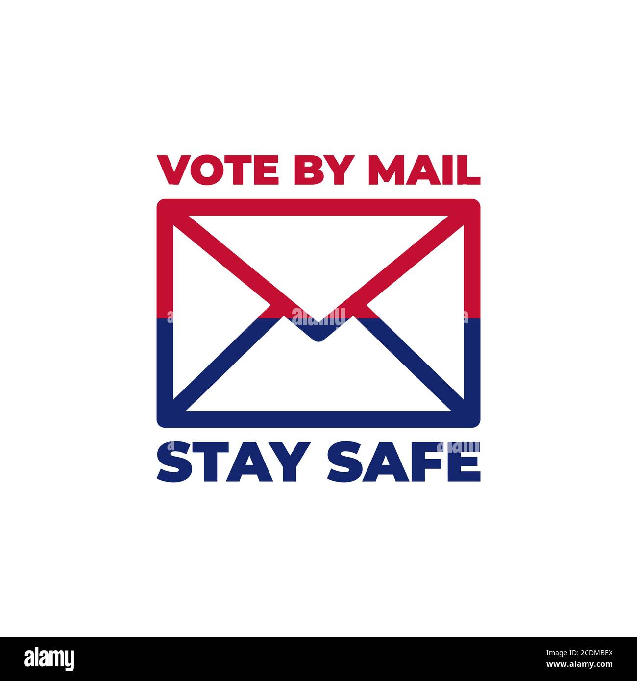 Vote by mail. Stay Safe concept. The 2020 United States Presidential ...