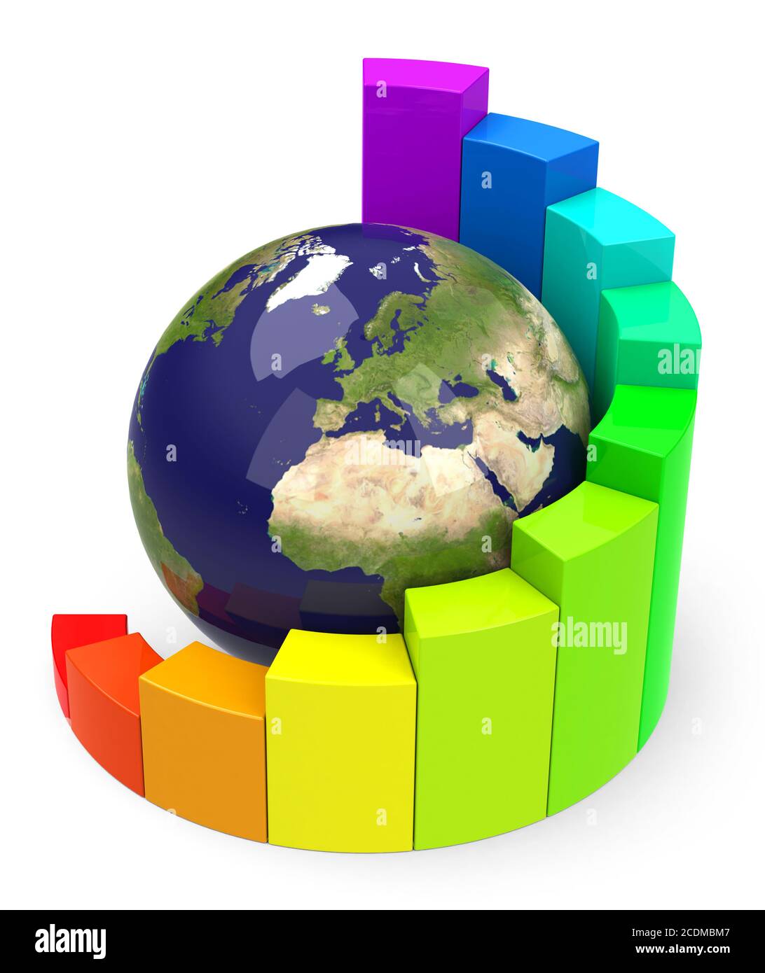 the global diagram Stock Photo - Alamy