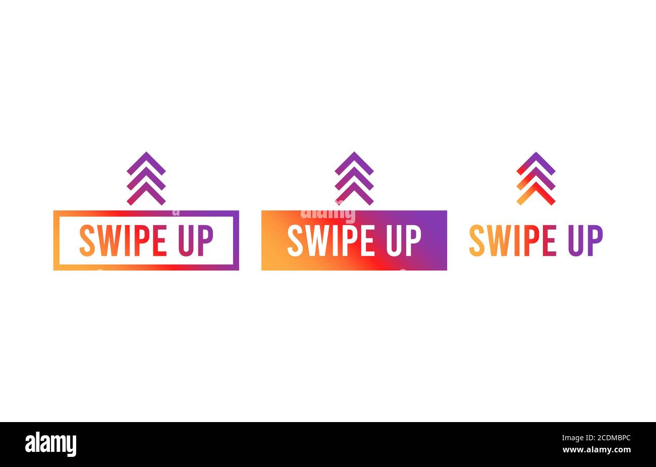 Swipe up set stories vector. Stories swipe button, vector illustration ...