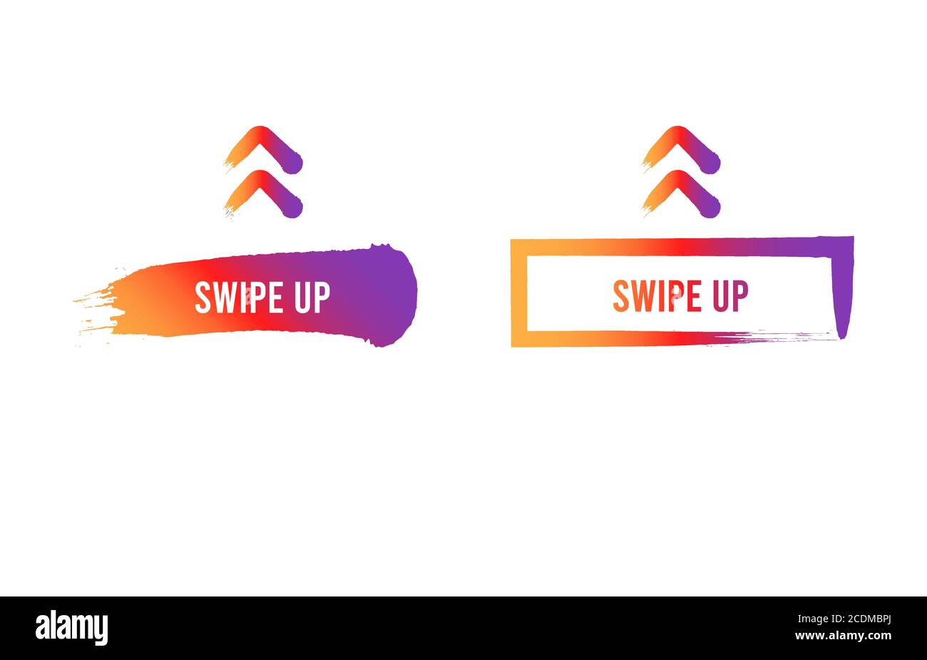 Swipe up set stories vector. Stories swipe button, vector illustration ...