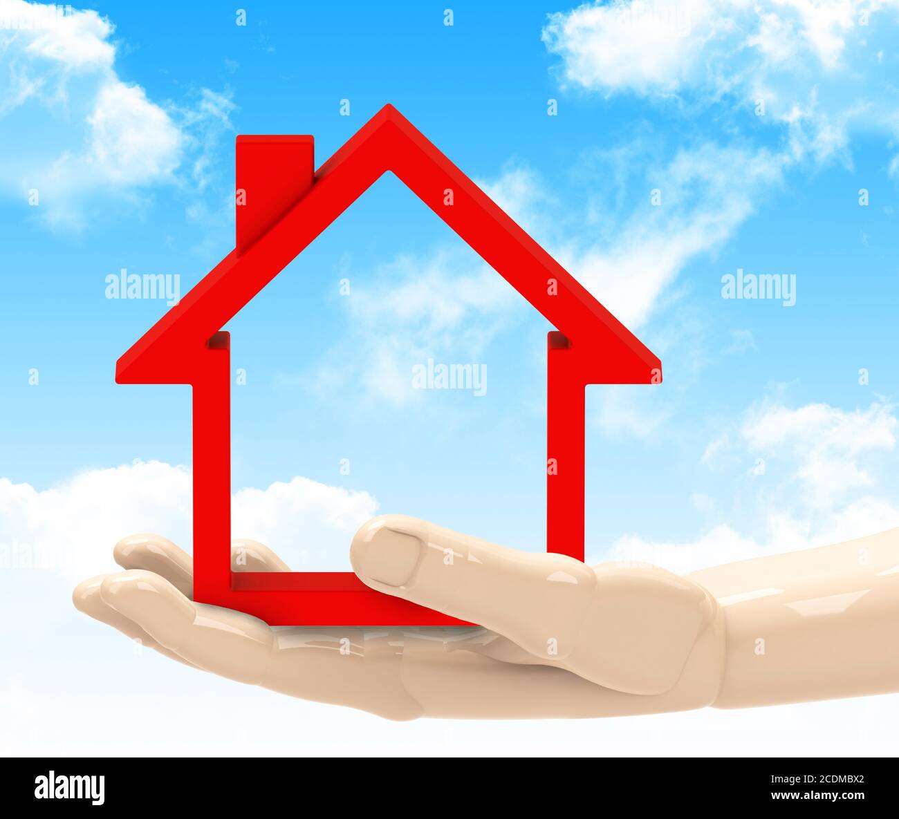 the red house Stock Photo - Alamy