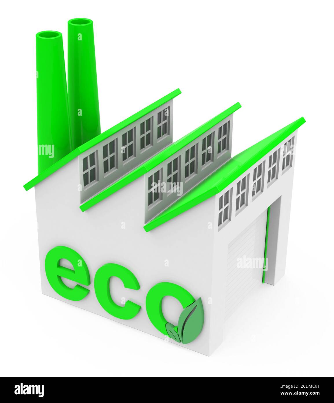 the eco factory Stock Photo - Alamy