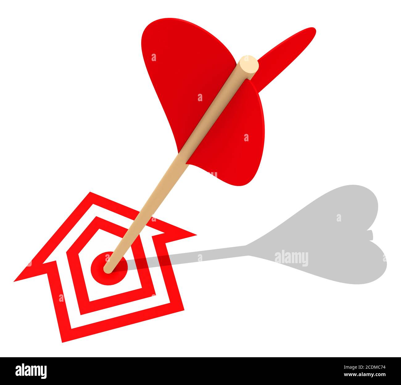 the house target Stock Photo - Alamy