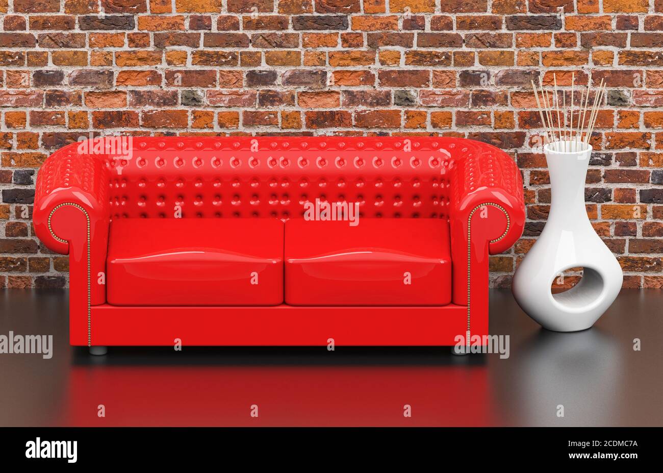 the red couch Stock Photo - Alamy