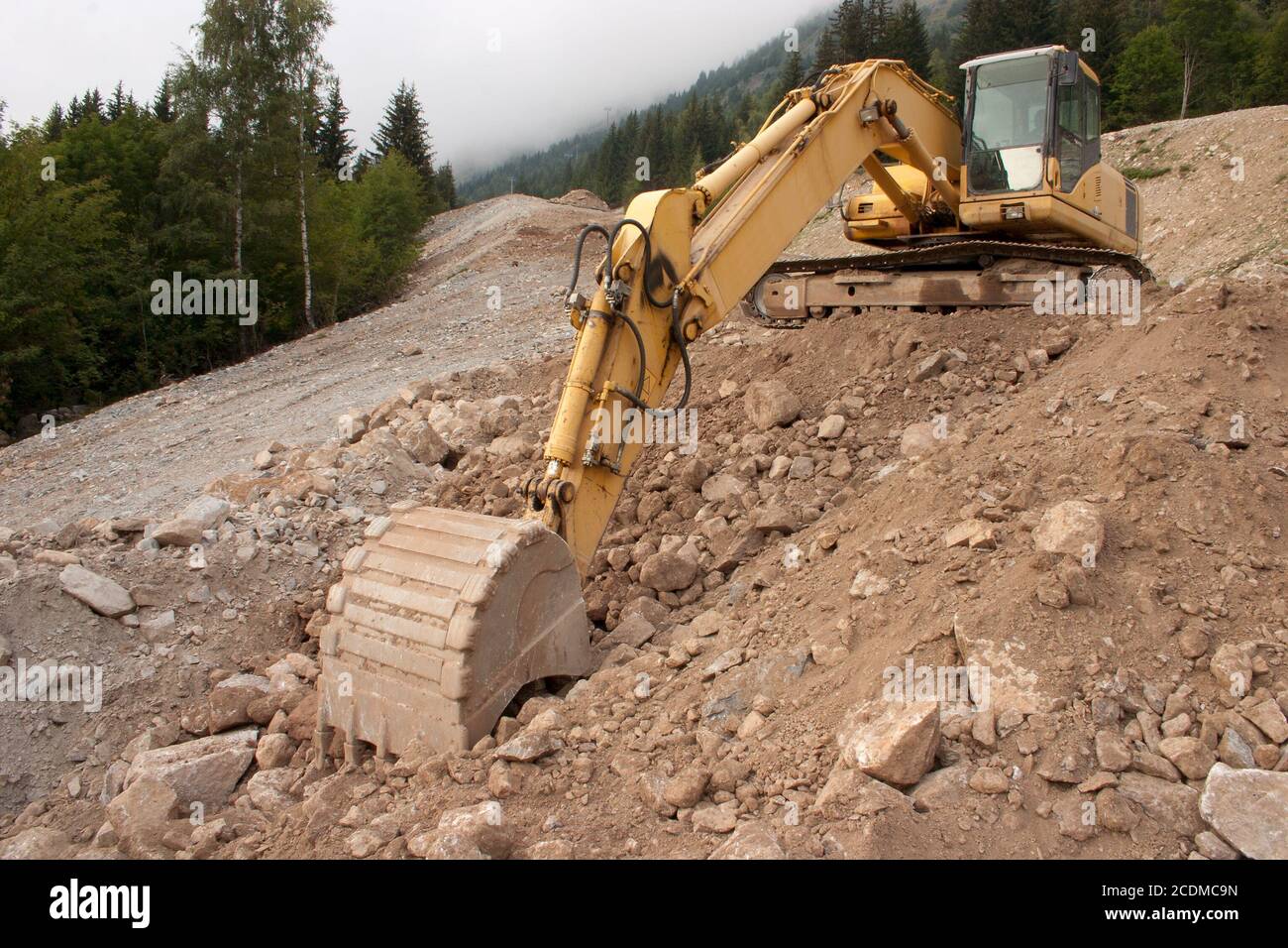 Digger builder hi-res stock photography and images - Alamy