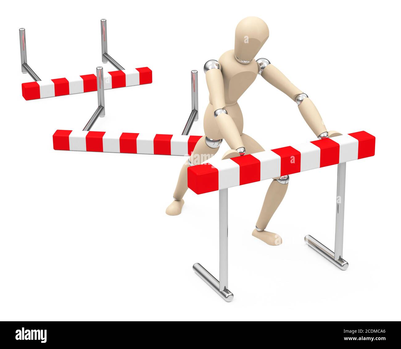 Hurdles Cut Out Stock Images & Pictures - Alamy