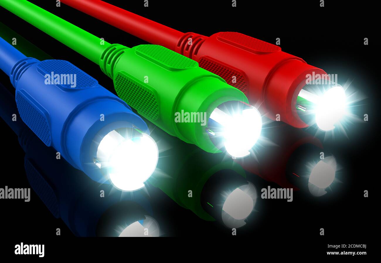 The three cables Stock Photo - Alamy