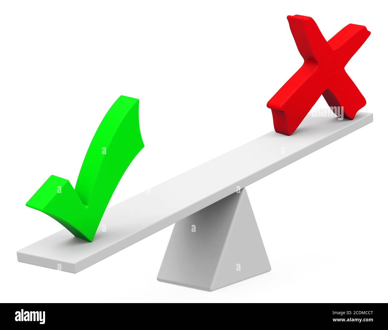 Pro and contra Stock Photo - Alamy