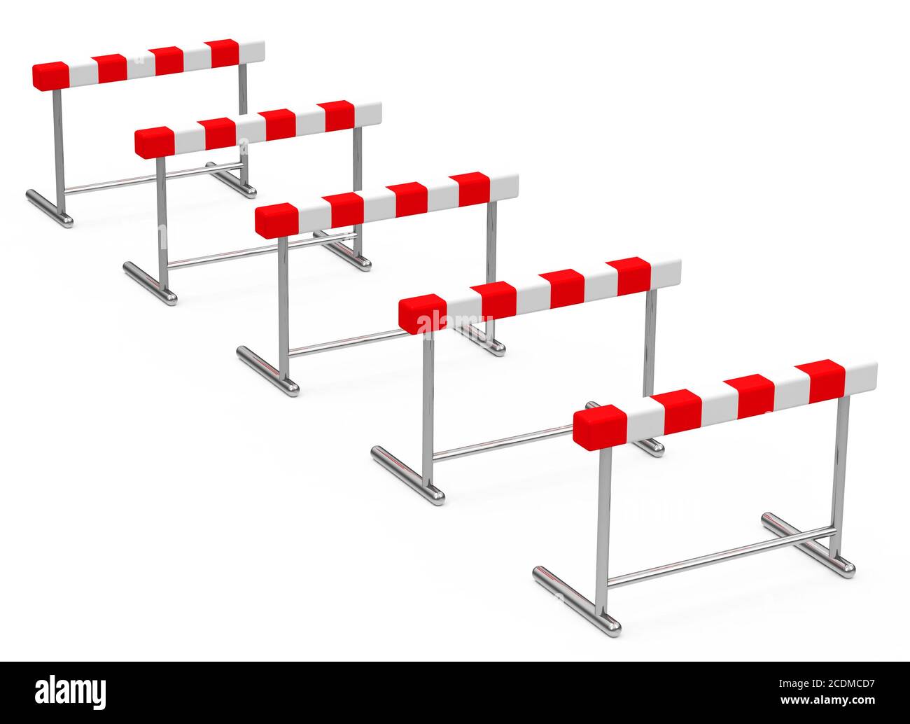 Run hurdles Cut Out Stock Images & Pictures - Alamy