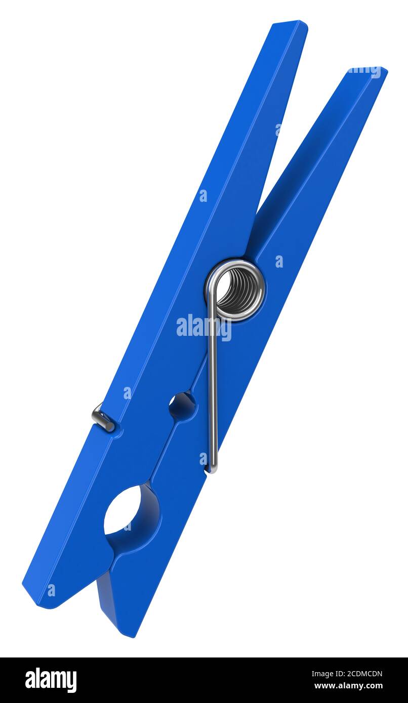 the blue clothespin Stock Photo - Alamy