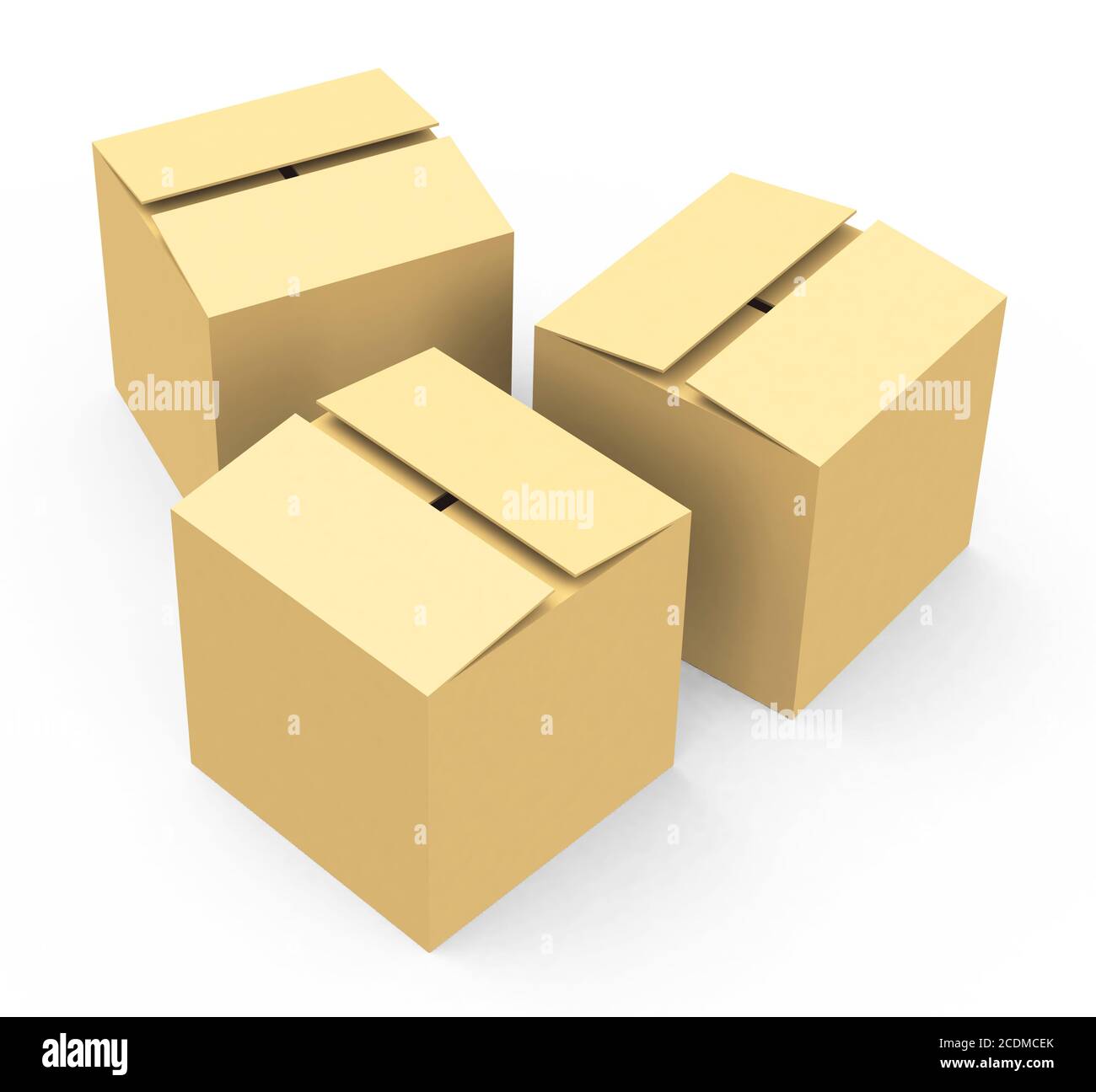 the cardboard boxes Stock Photo - Alamy