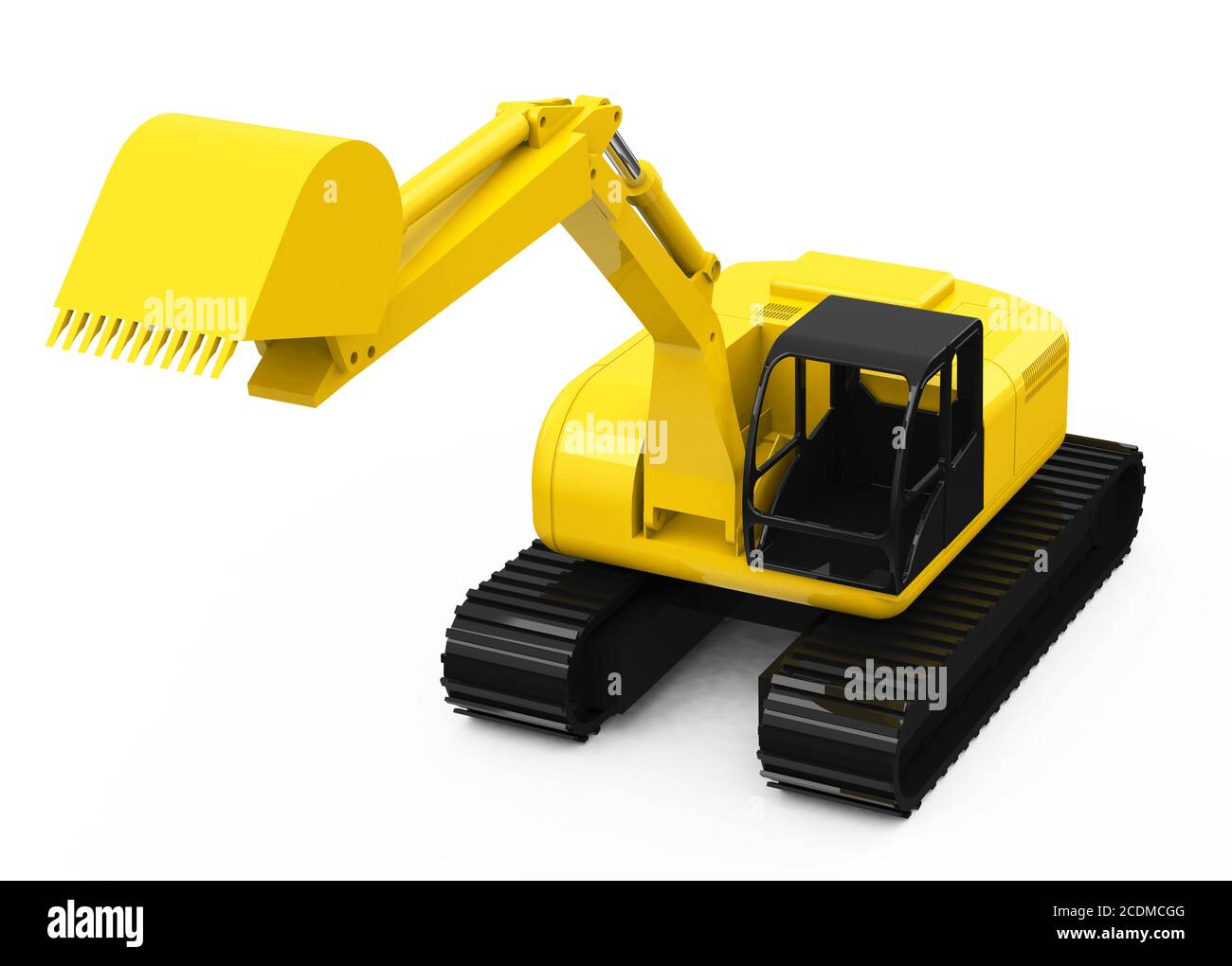 Excavator Cut Out Stock Images & Pictures - Alamy