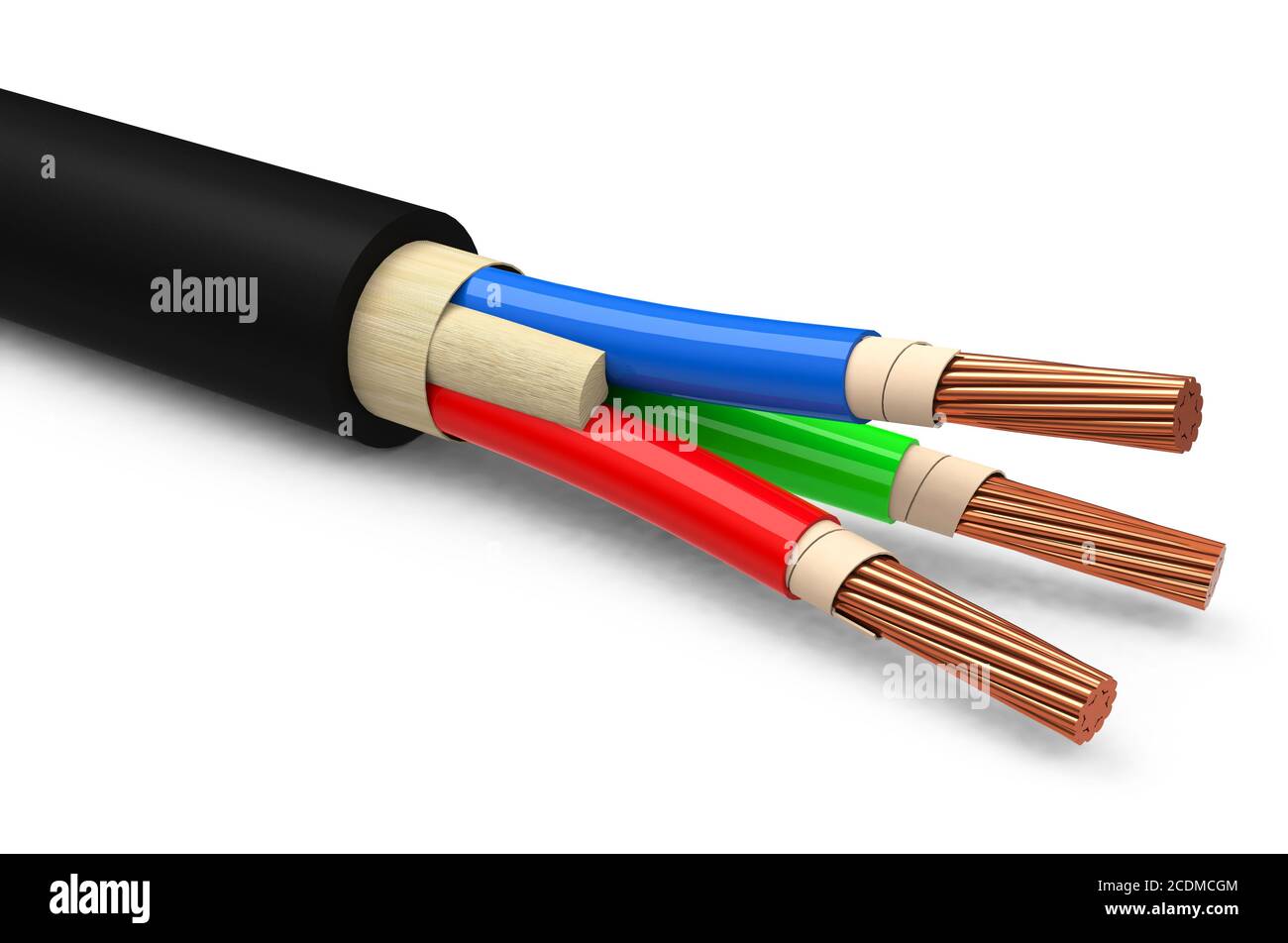 Installation of wires Cut Out Stock Images & Pictures - Alamy