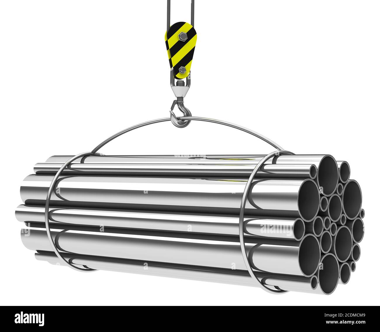 Crane hook lifting metal Cut Out Stock Images & Pictures - Alamy