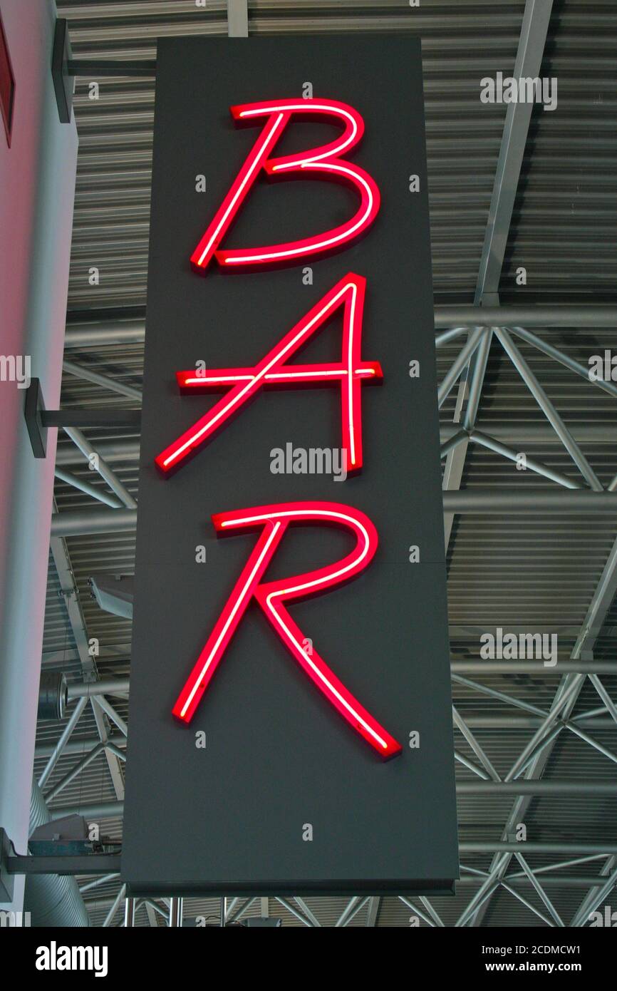 Shop Neon Light - 3 Stock Photo - Alamy