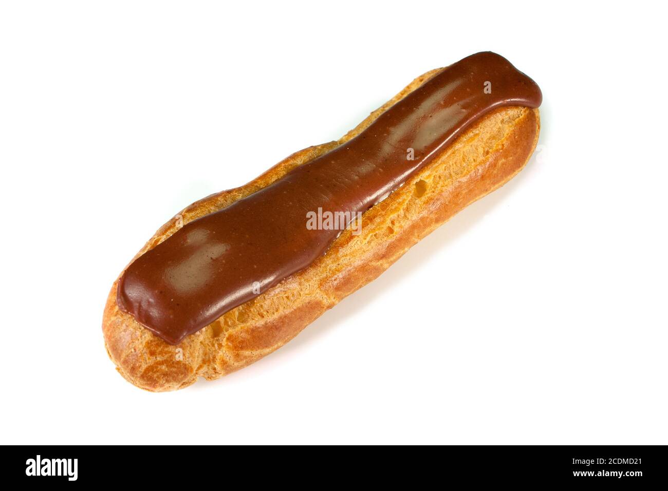 Chocolate Eclair - 1 Stock Photo - Alamy
