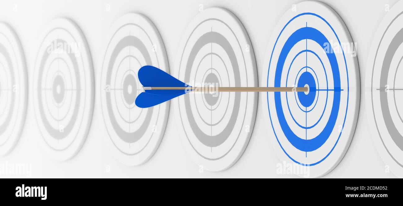 the blue target Stock Photo - Alamy