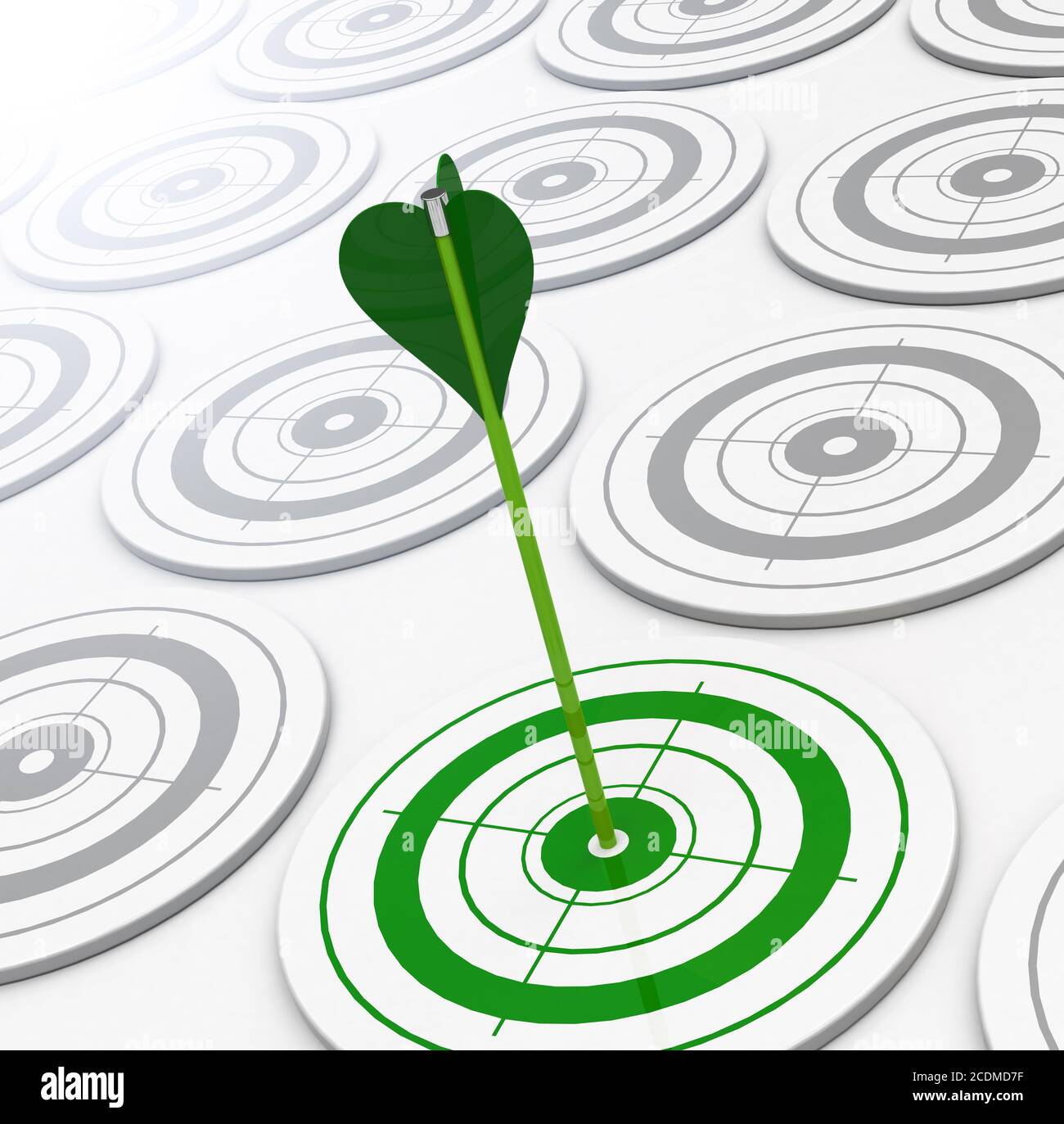the green target Stock Photo - Alamy