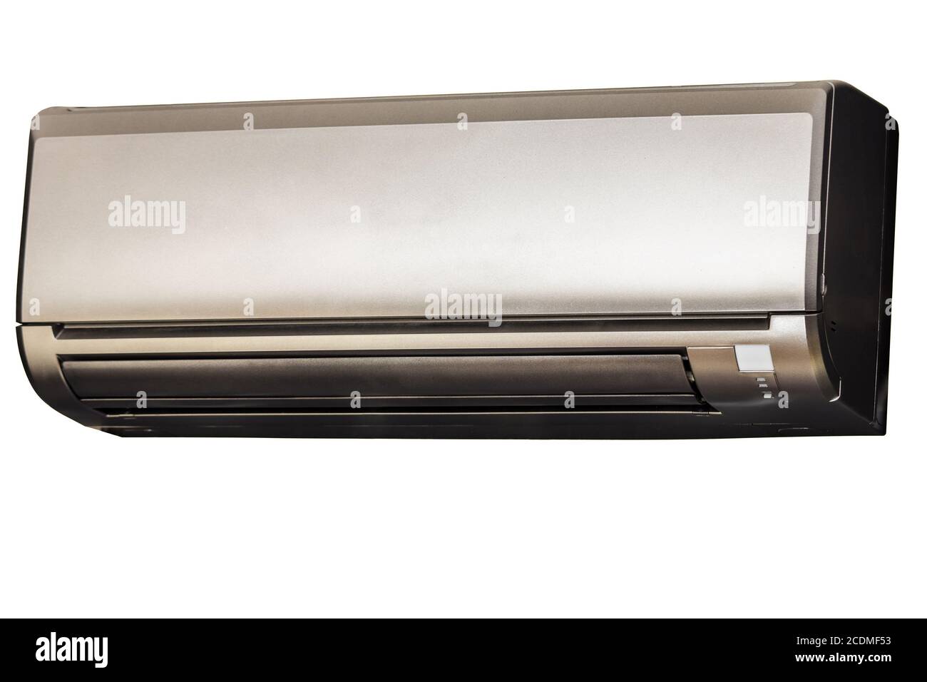 Air conditioning on designer wallpaper Stock Photo - Alamy