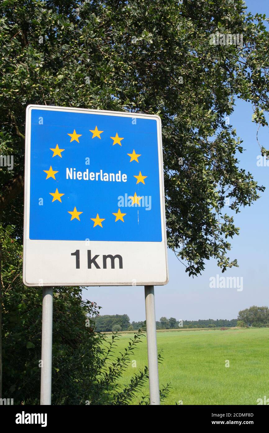 netherlands country border Stock Photo - Alamy