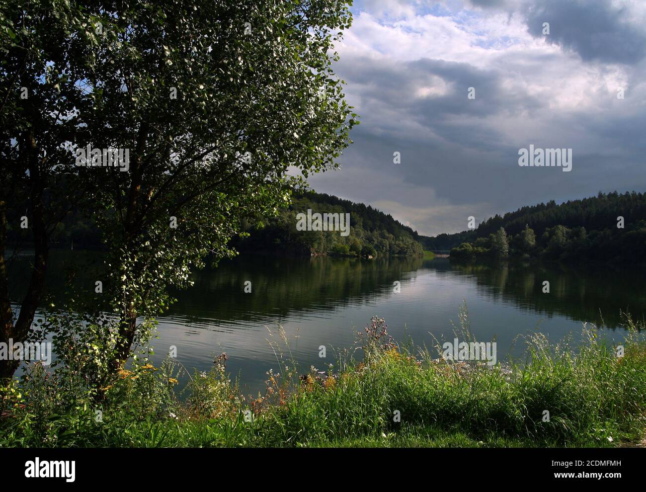 water reservoire wupper Stock Photo - Alamy