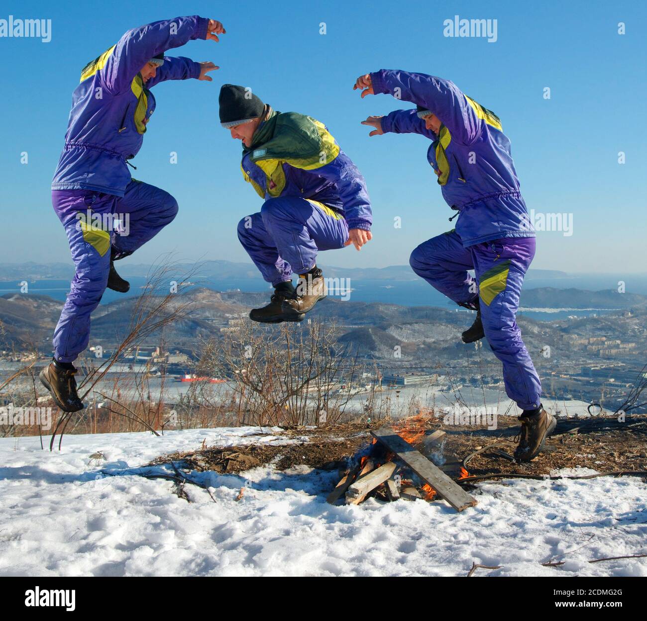 Happy high jump hi-res stock photography and images - Alamy