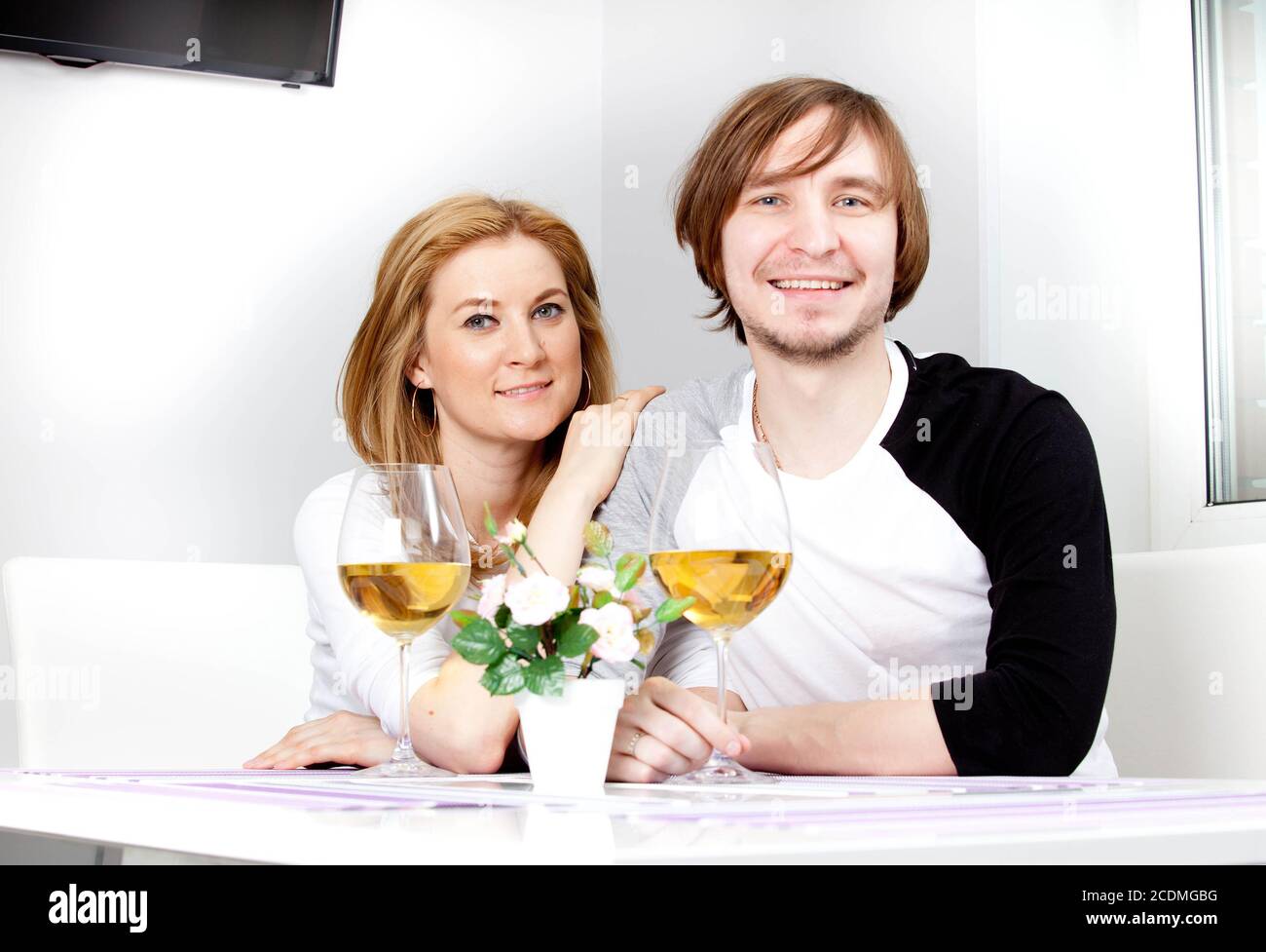 young woman and her husband Stock Photo - Alamy
