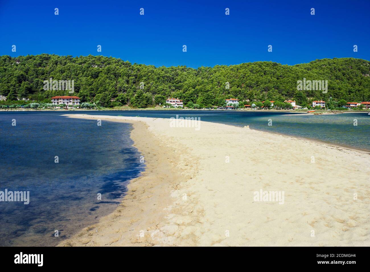 Mediterranean Sea. Greek beach of sea Stock Photo - Alamy