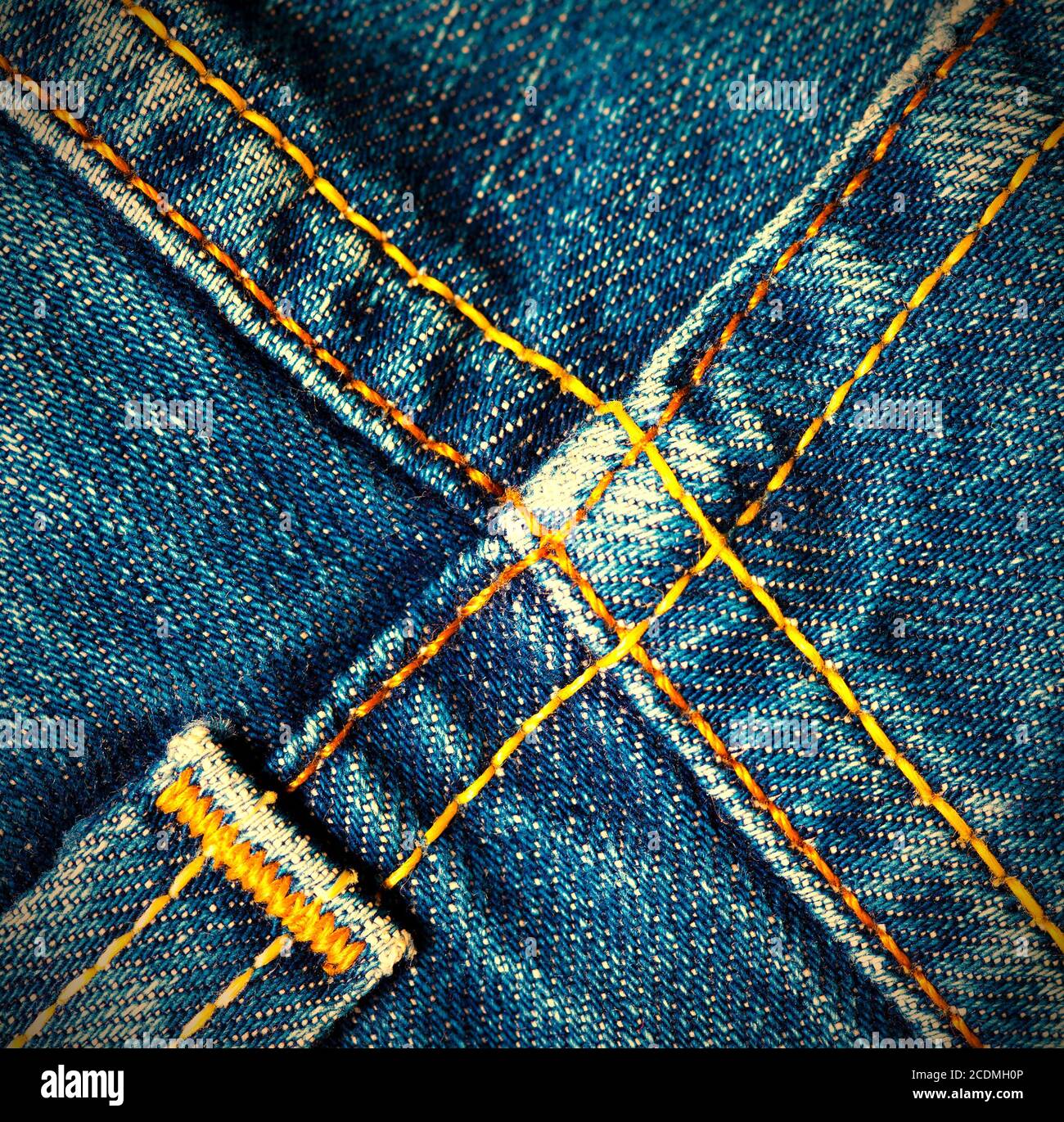blue old jeans seams Stock Photo - Alamy