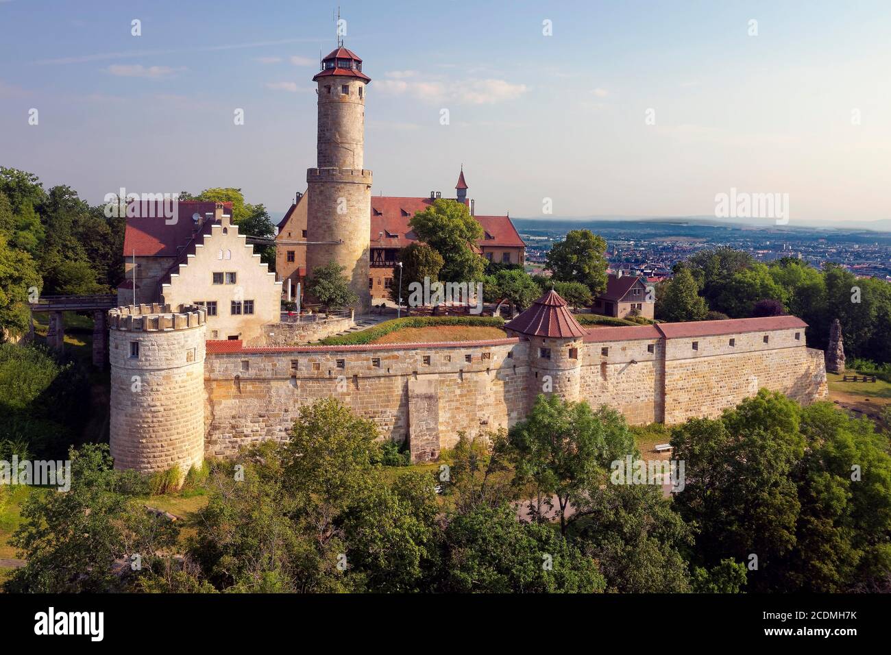 Altenburg, medieval hilltop castle at 400m, landmark of Bamberg, first ...