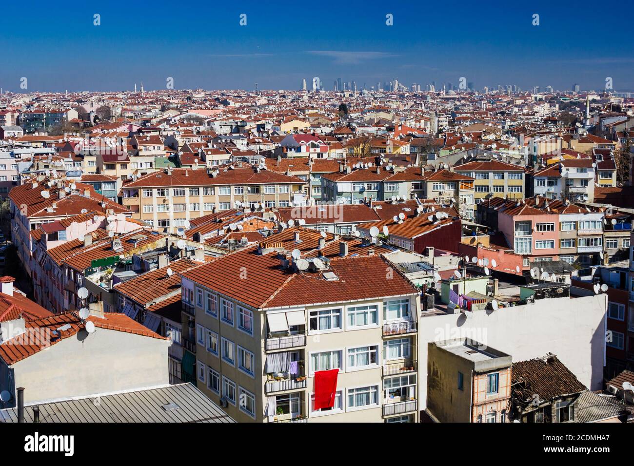 Istanbul city view - Turkey travel architecture background Stock Photo ...
