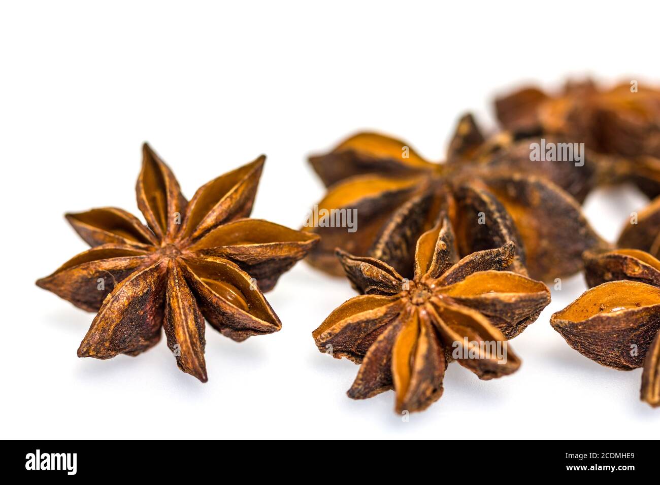 Star anise isolated on white background Stock Photo - Alamy