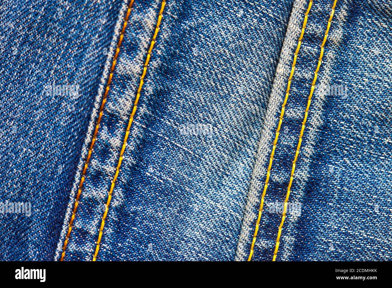 two stitches on jeans Stock Photo - Alamy