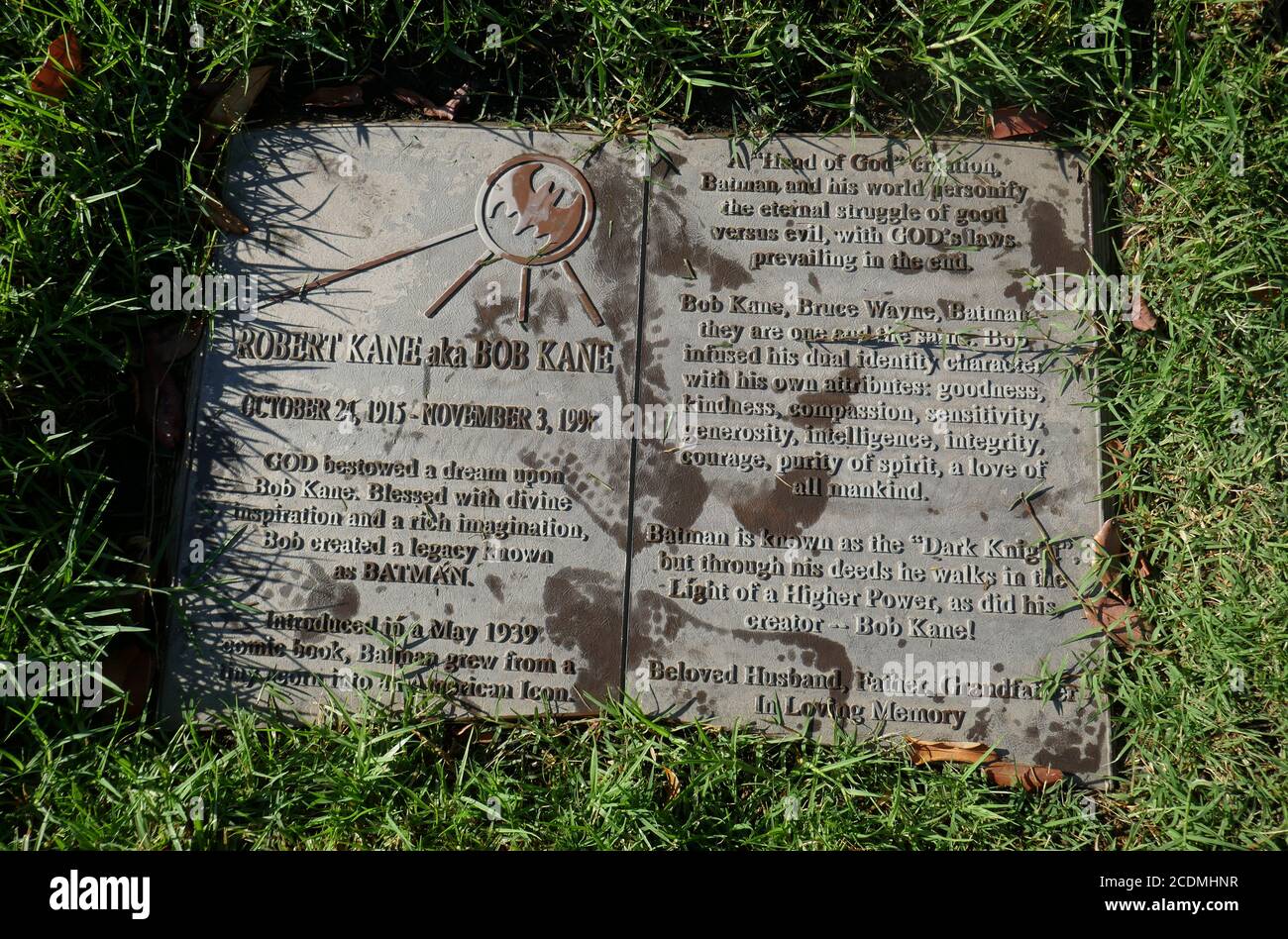 Bob Kane Tombstone