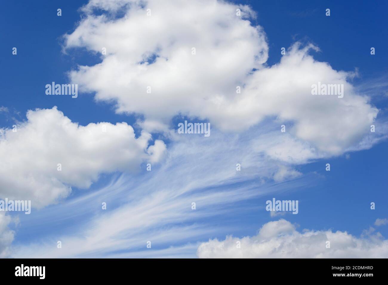 Cirrus clouds feather formation hi-res stock photography and images - Alamy