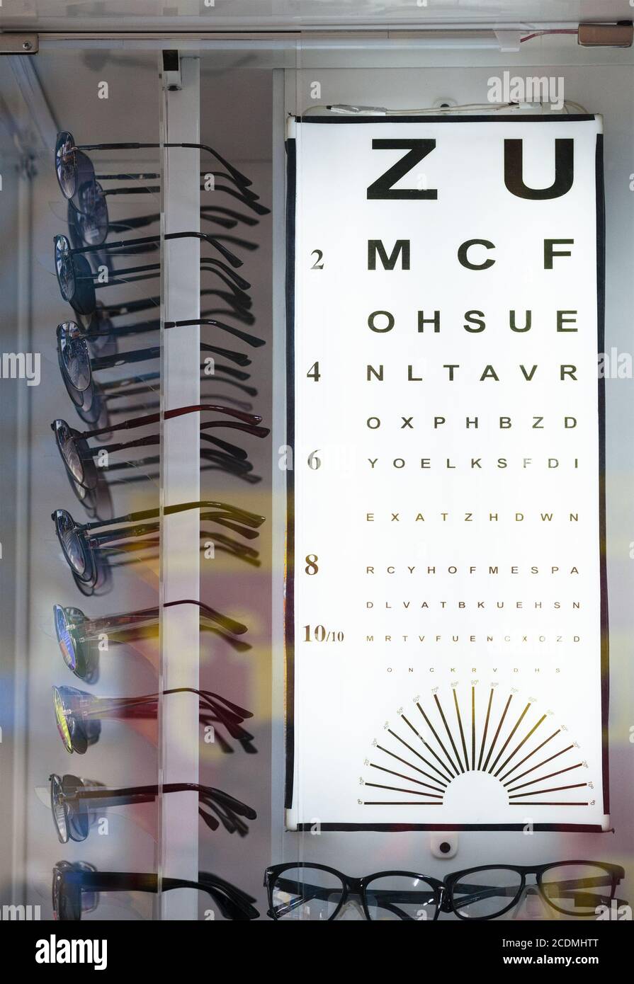 Vietnam eye chart Stock Photo - Alamy
