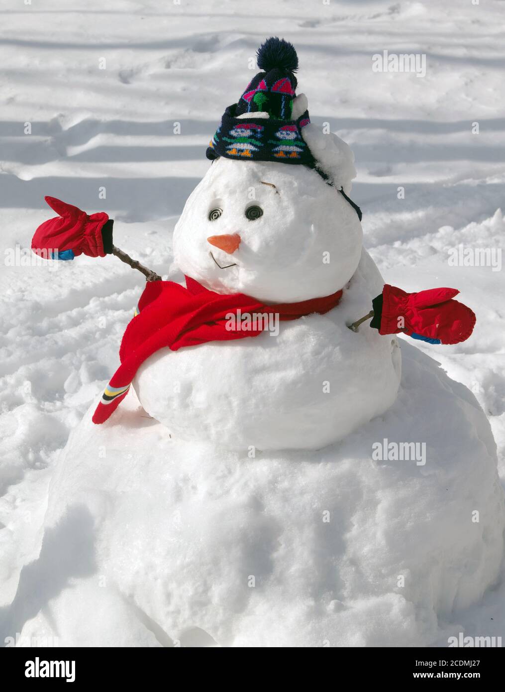 Happy snowman hi-res stock photography and images - Alamy