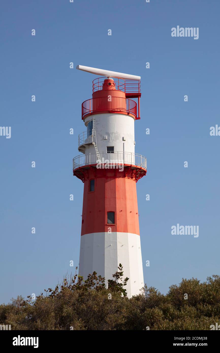 Small lighthouse, electric lighthouse, Borkum, East Frisian Island ...