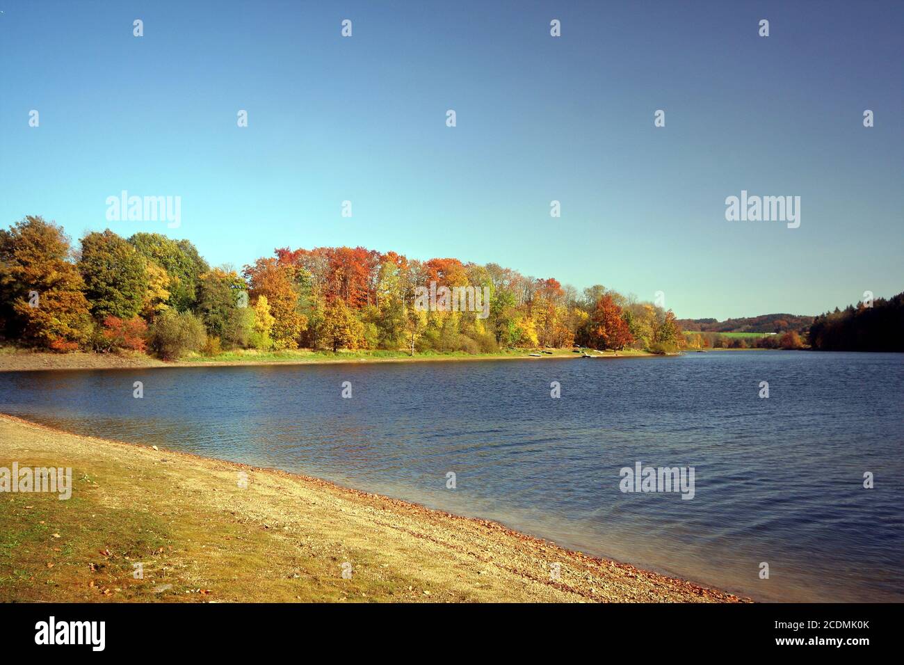 bever dam in october Stock Photo - Alamy