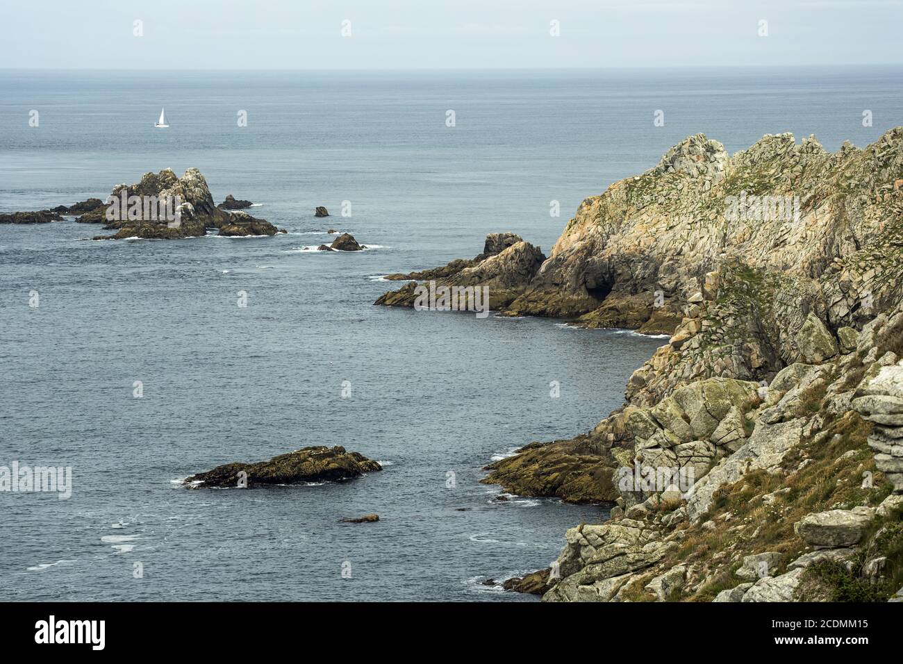 the cliffs of Pointe du Raz, Finistere, Brittany Stock Photo - Alamy