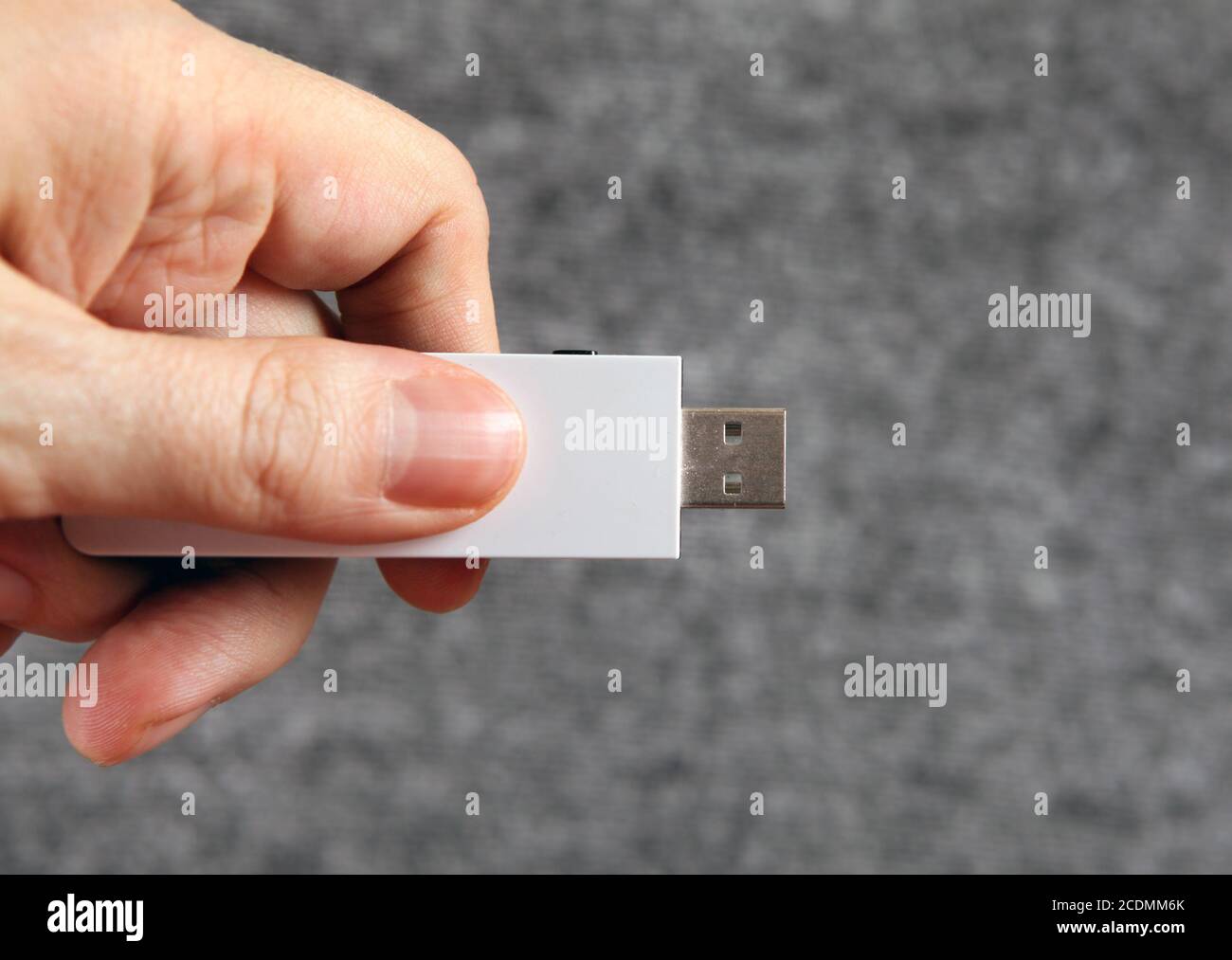 USB Drive in the Hand Stock Photo - Alamy