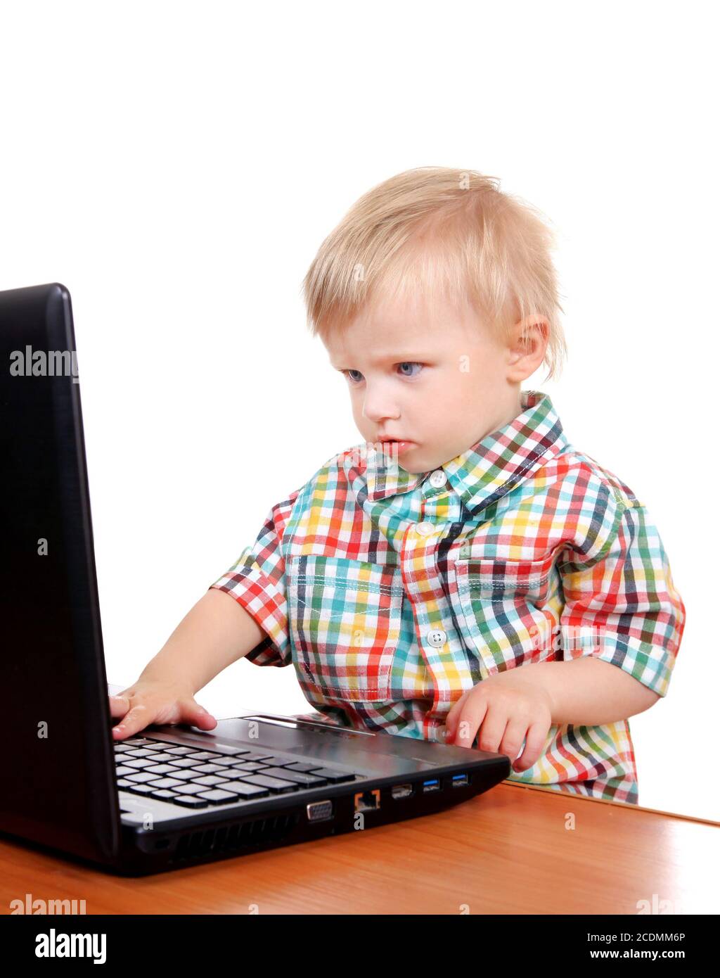 Child laptop hi-res stock photography and images - Alamy