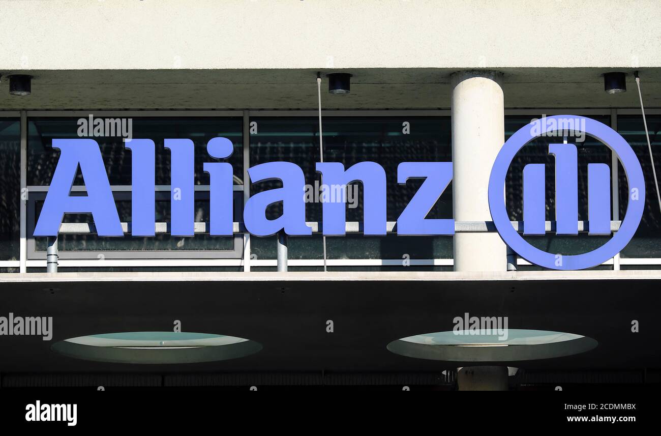 Allianz Insurance, Sign, Munich, Bavaria, Germany Stock Photo - Alamy