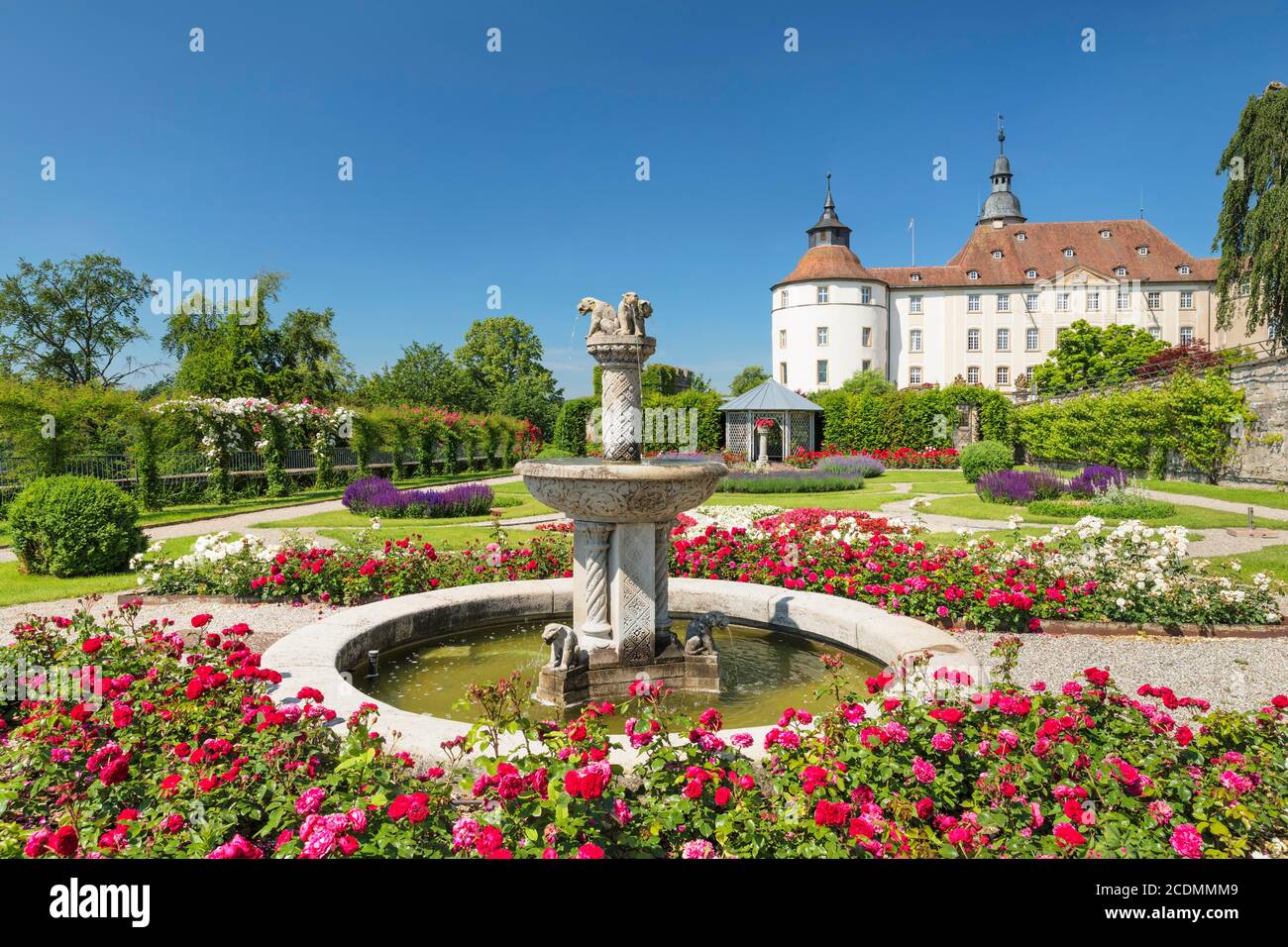 Langenburg Castle, Langenburg, Hohenlohe, Baden-Wuerttemberg, Germany ...