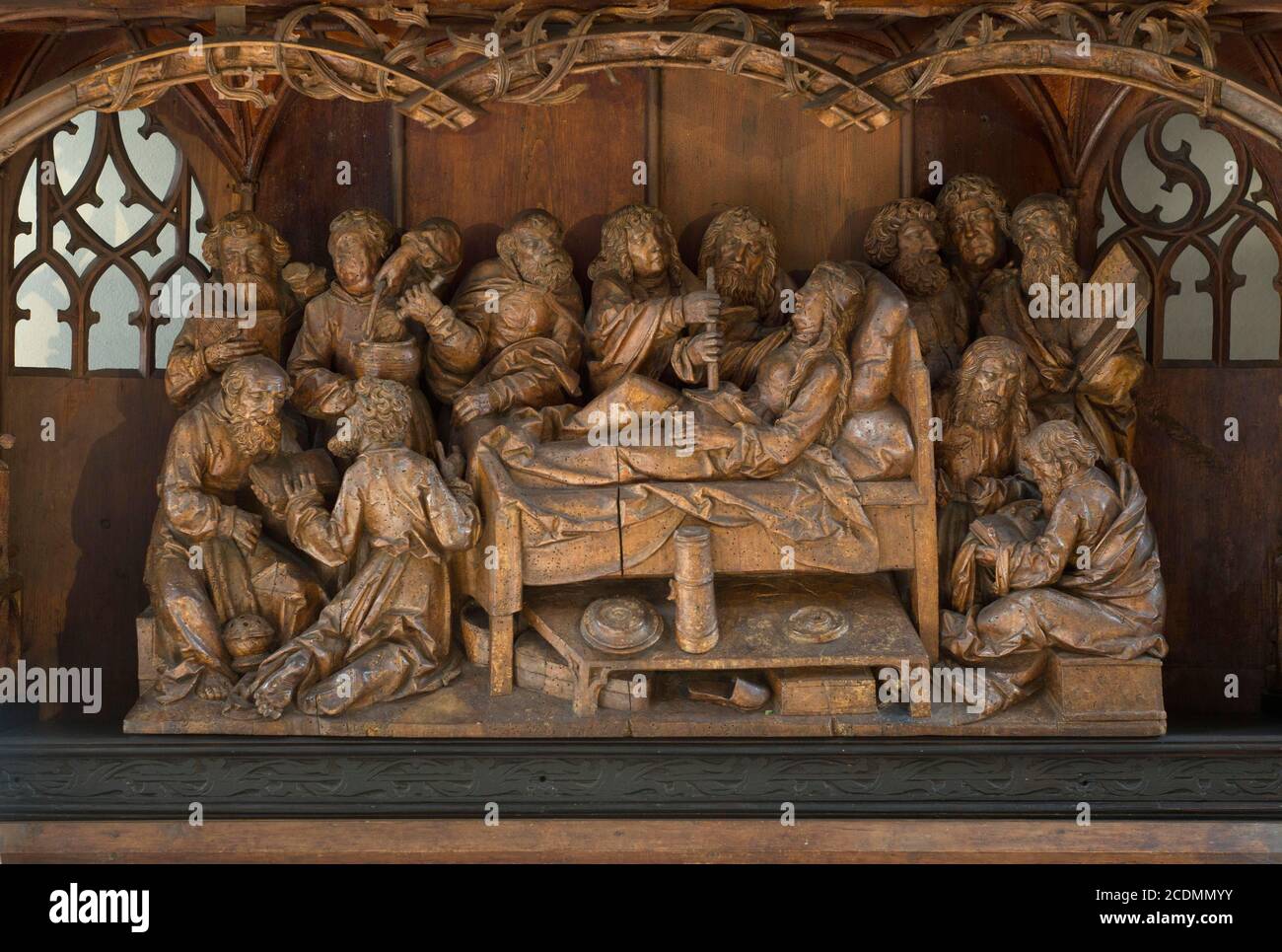 Maria-Kroenungs-Altar, side altar, Marienaltar, around 1520, St.-Jakob ...