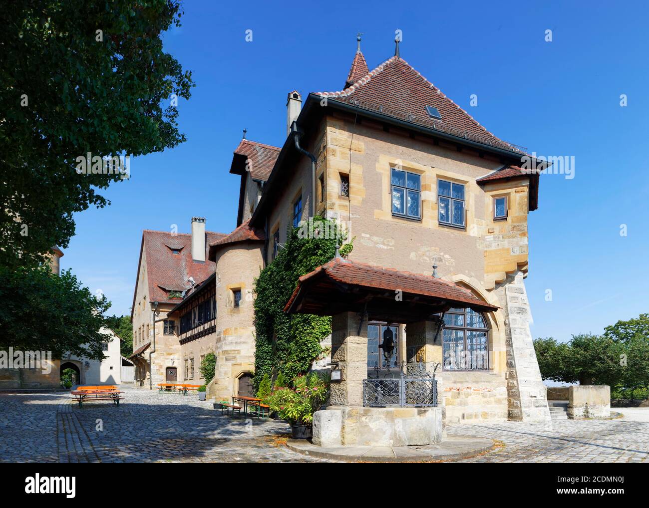 Pallas with Klausen and Knights' Hall, in front draw well, Altenburg ...
