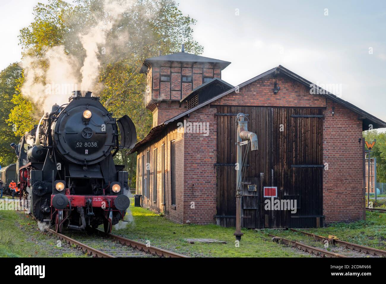 Steam railway Weserbergland, Nordbahnhof, Rinteln, Germany Stock Photo ...