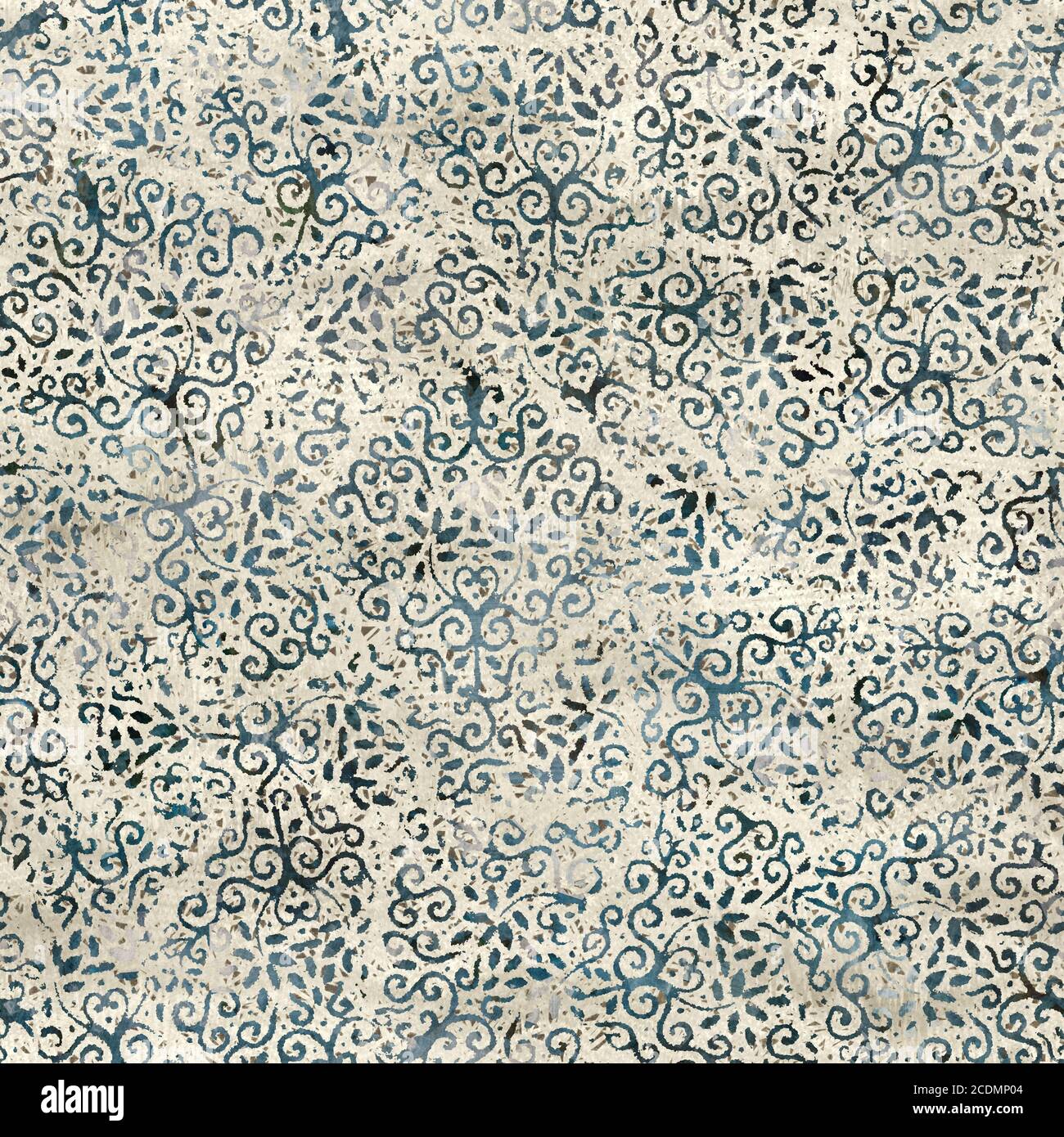 Chic formal grungy damask texture seamless pattern Stock Photo - Alamy