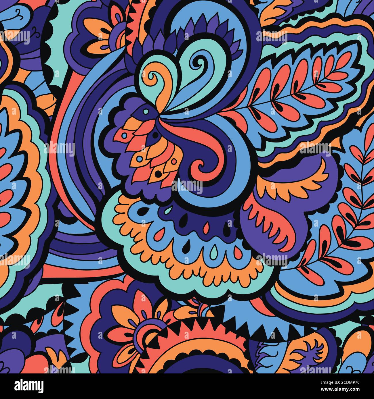 Seamless Psychedelic Patterns